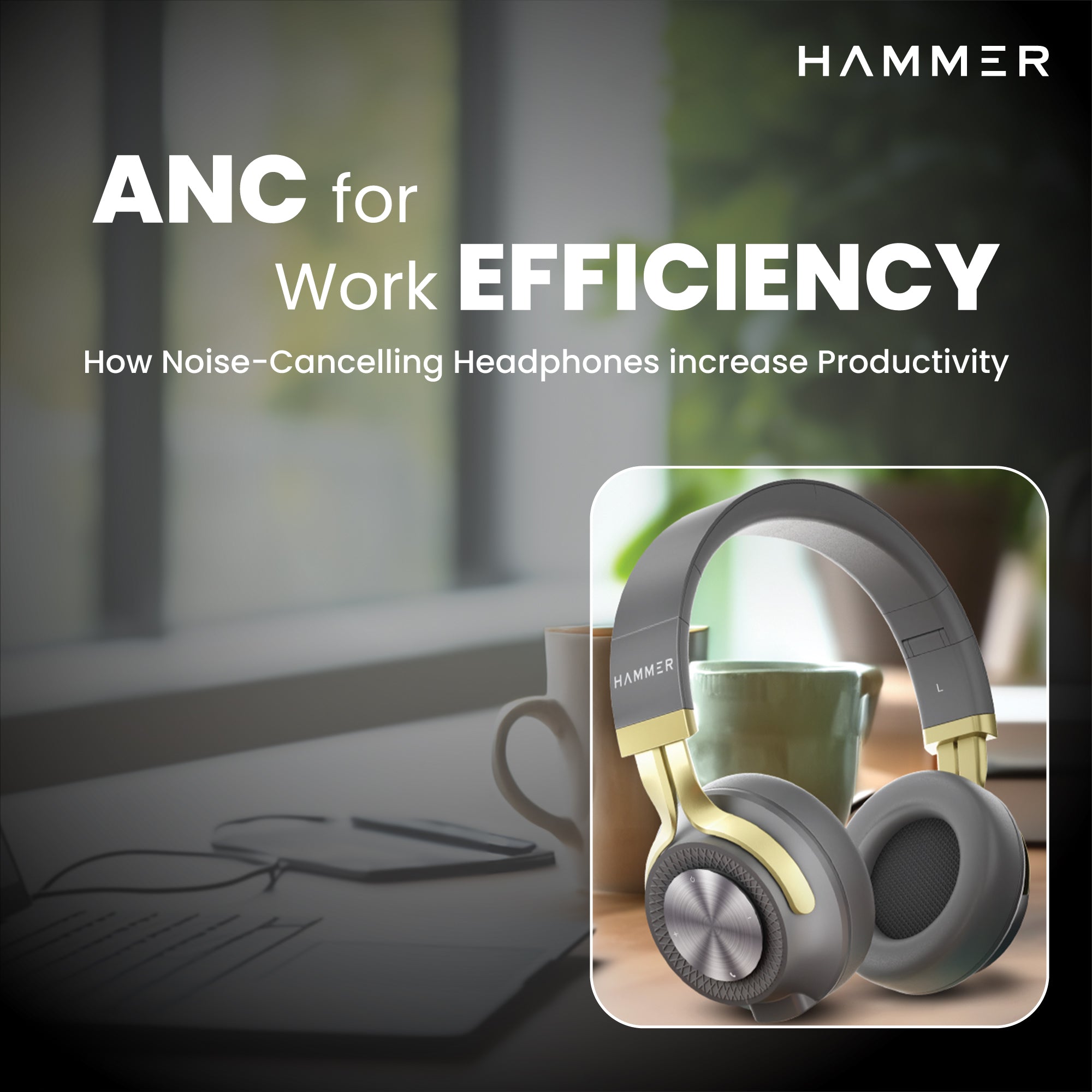 ANC for Work Efficiency: How Noise-Cancelling Headphones Increase ...