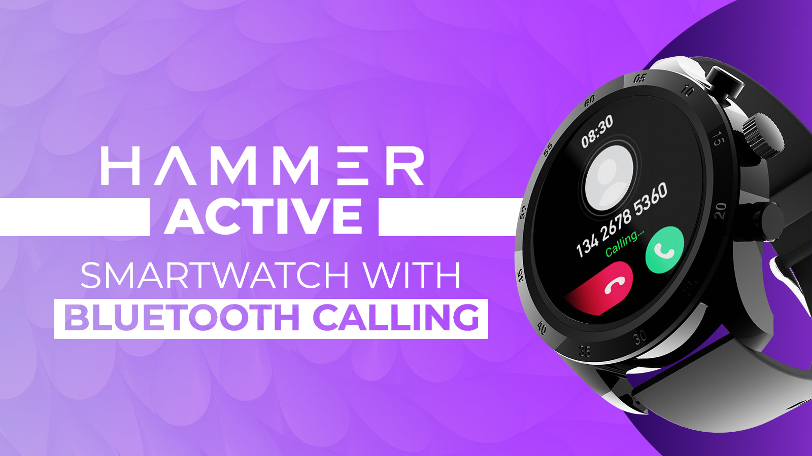 Hammer Active Smartwatch with Bluetooth Calling