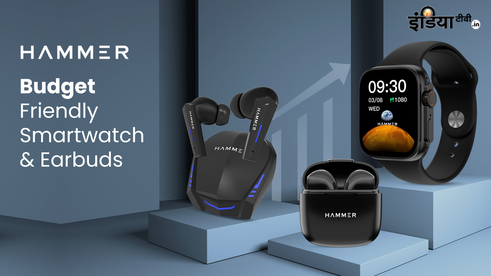 Hammer Introduced Earbuds and Smartwatches in the market