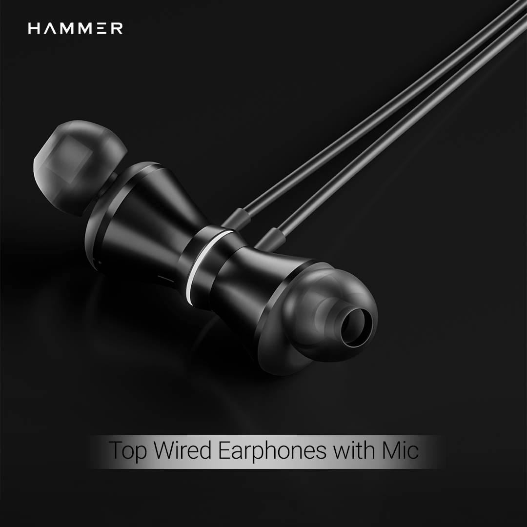 Best Wired Earphones with Mic - Hammer