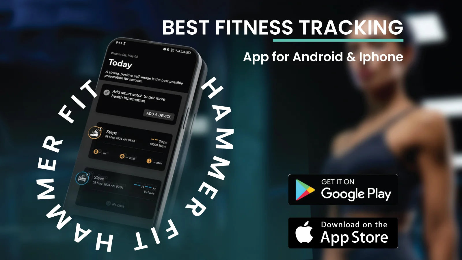 Best Fitness Tracking Smartwatch App for Android & iPhone - Hammer Fit