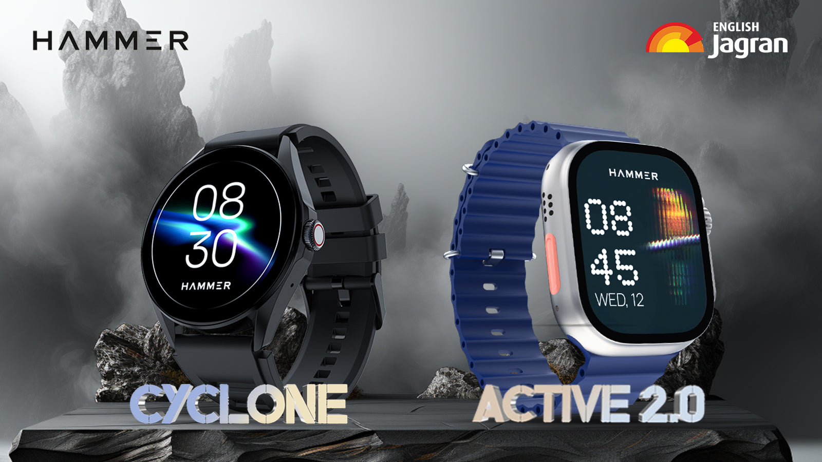 Hammer Launches Active 2.0 and Cyclone Smartwatch - English Jagran