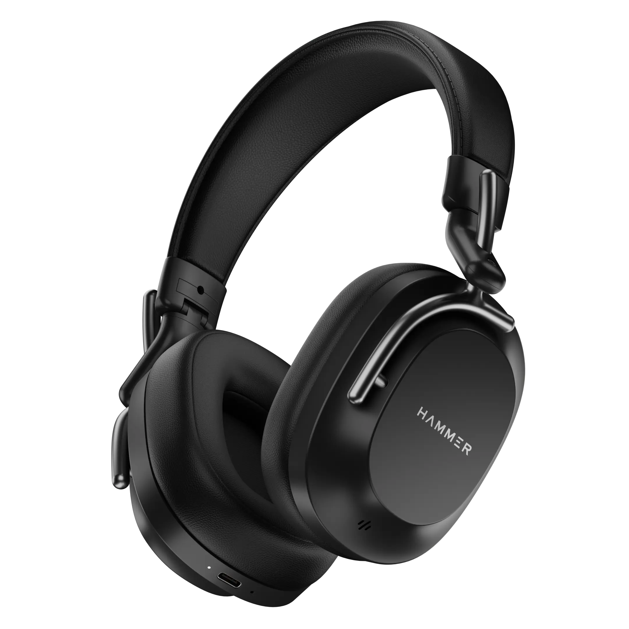 Hammer Bash Pro Wireless Headphones with 32db Hybrid ANC & Quad Mics