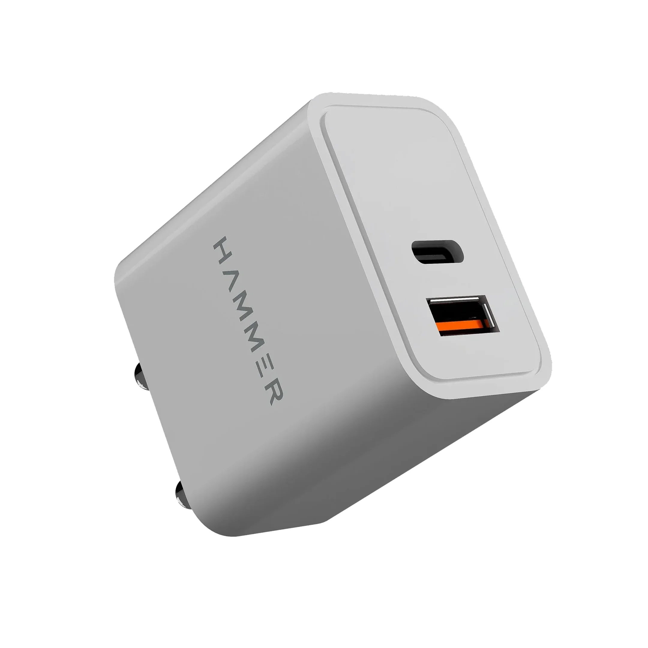 Hammer 20 W Dual Port USB & Type C PD Fast Charger Adapter