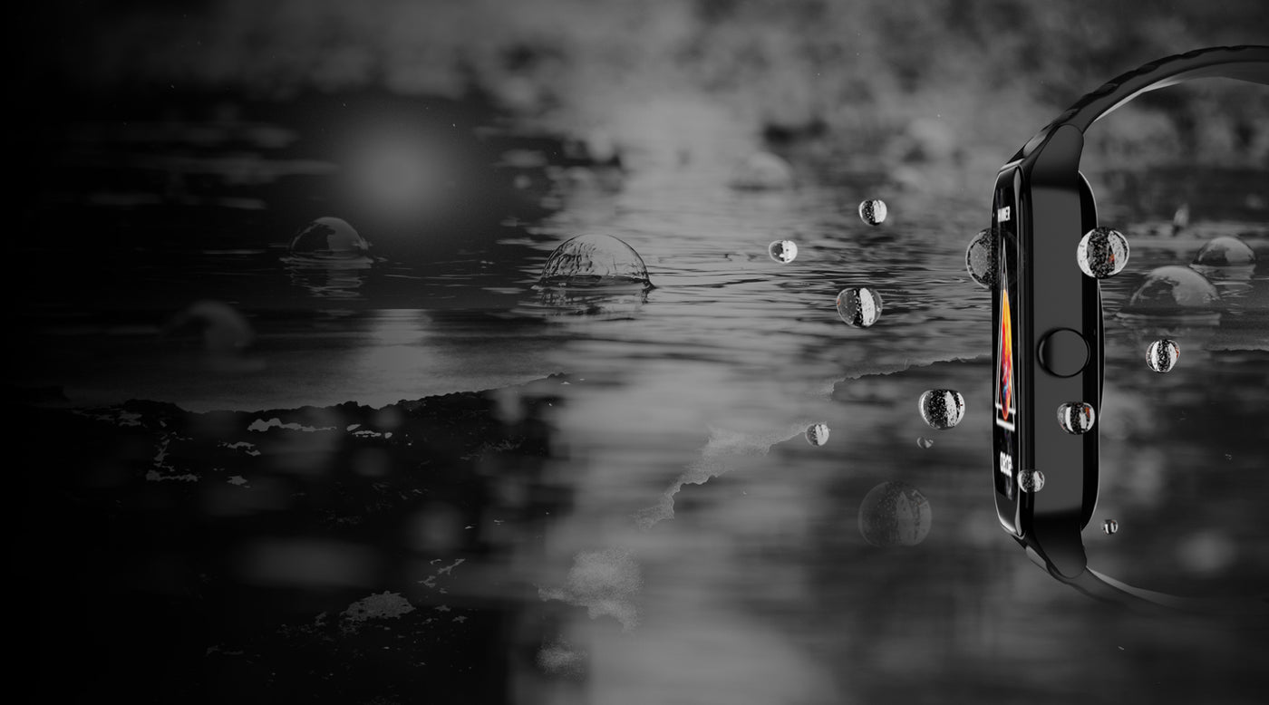 Stay ready for your next Adventure with IP67 Water-Resistance